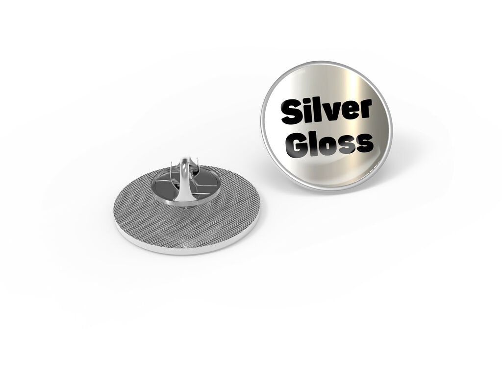 Pin redondo metálico personalizado