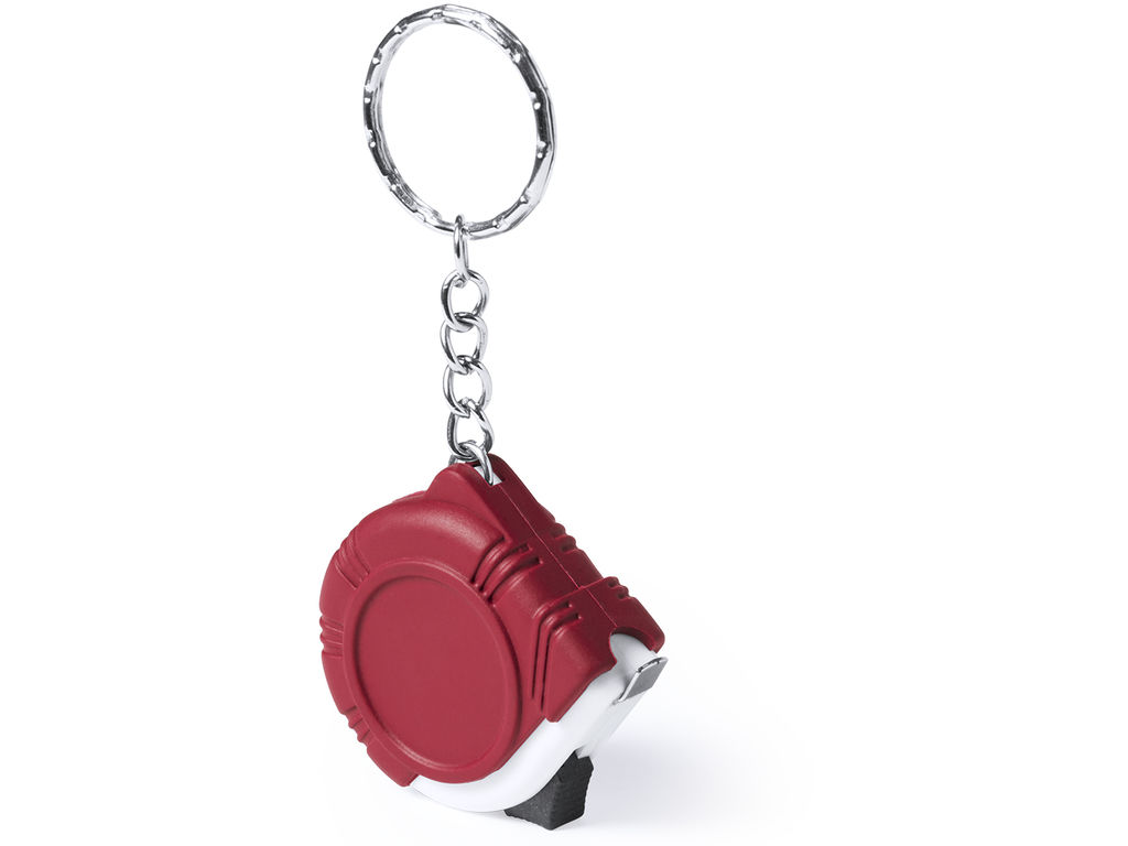 Flexómetro llavero de 1 metro con cuchilla metálica