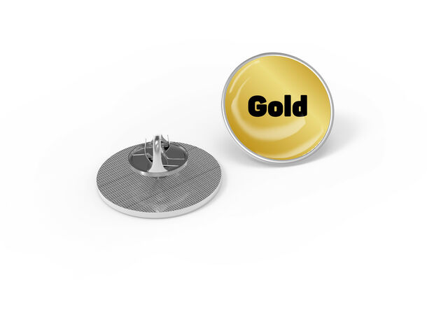 Pin redondo metálico personalizado