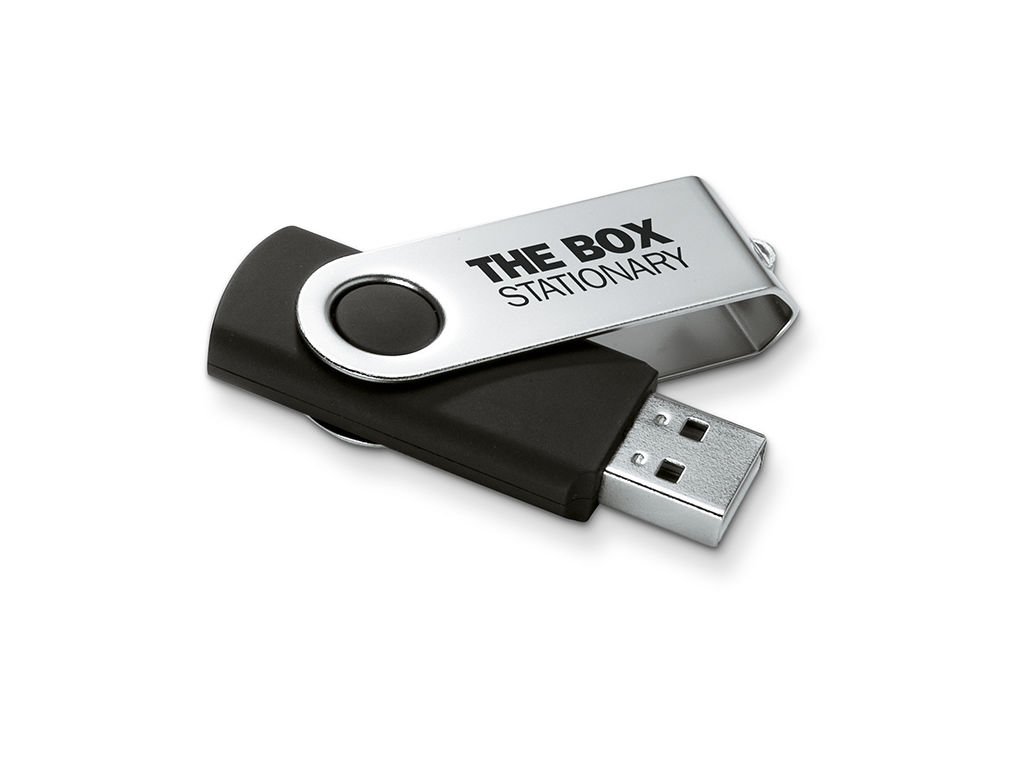 Memoria USB giratoria super barata personalizada (mín. 100)