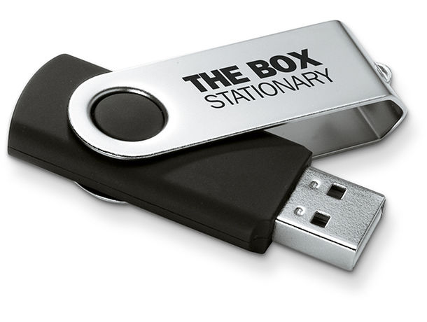 Memoria USB giratoria super barata personalizada (mín. 100)