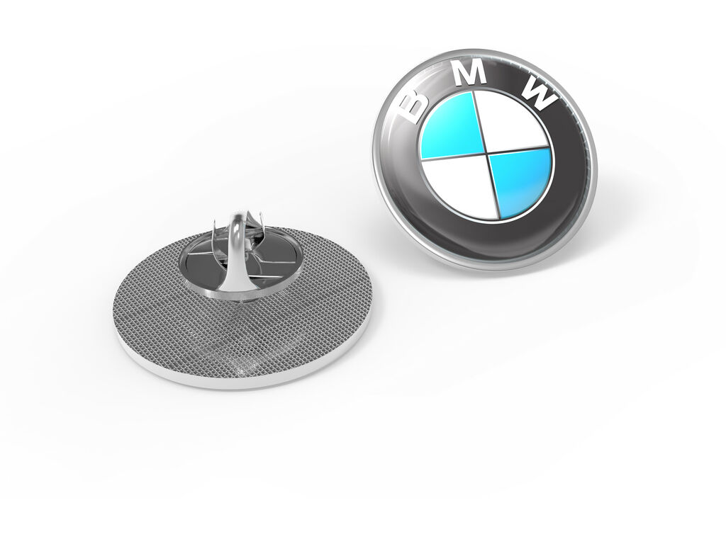 Pin redondo metálico personalizado