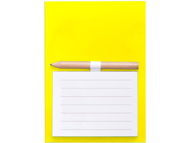 Bloc de notas personalizado con imán y lápiz 9,9 x 14 cm