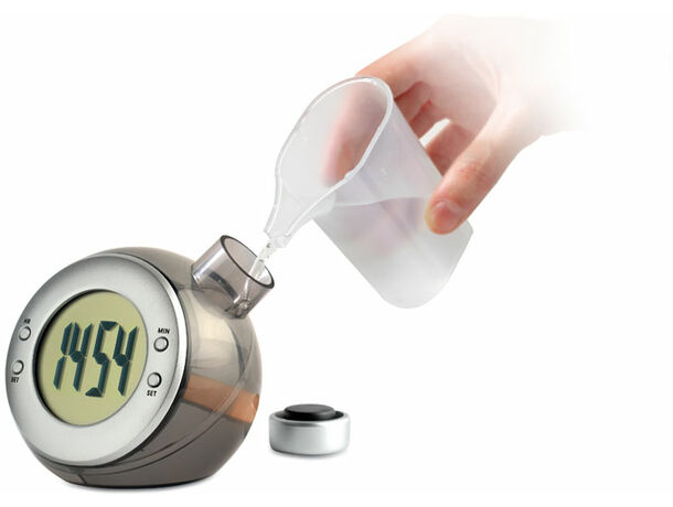 Reloj que funciona con agua